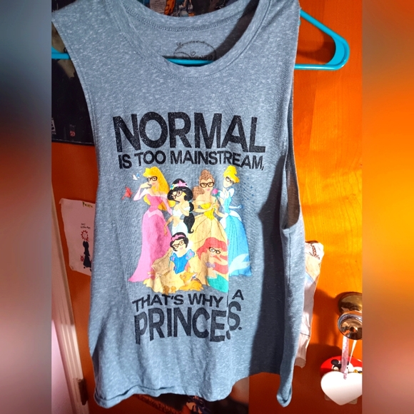 Disney | Tops | Disney Princess Hipster Muscle Tee | Poshmark